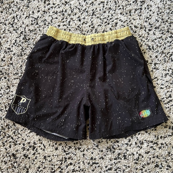 Slunks | Shorts | Slunks Shorts Black Yellow Speck Pinnacle Volleyball ...